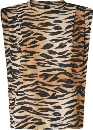 Pinko Pinko, Femme, Tops, Multicolore, Taille: 36 FR Myranda Printed Top