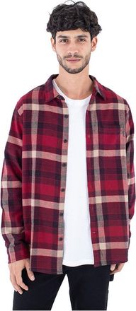 Hurley Herren Portland Organic Flannel Ls Hemd, Matador, XXL
