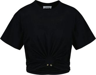 Paco Rabanne Femme, Tops, Noir, Taille: 40 FR T-Chemises