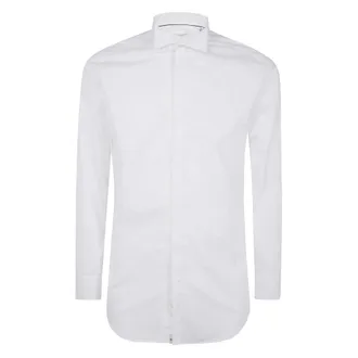 Tintoria Mattei Homme, Chemises, Blanc, Taille: 2XL Chemise Classique Coton Stretch