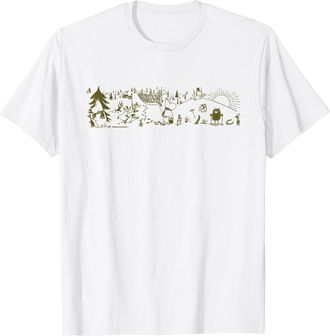 Moomin Olive Wintersportspiele T-Shirt