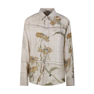 Pierre-Louis Mascia Damen, Blusen & Hemden, Beige, SGr&ouml;&szlig;e