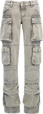 The Attico Damen, Jeans, Grau, W24Größe