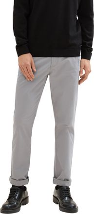 Tom Tailor Herren 1042562 Chino Hose aus Stretch Twill, 10521-Smooth Grey, 28W / 34L