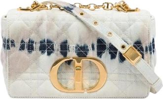 Dior Pre-owned Caro Crossbody - Femme - Pre-owned - Blanc - Taille: ONE Size