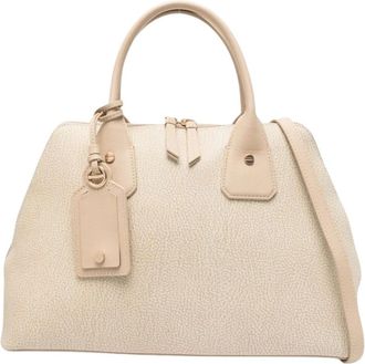 Borbonese Femme, Sacs, Beige, Taille: ONE Size Sacs &agrave; main