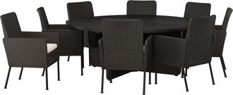 IKEA VITTSK&Auml;R Tisch und 8 St&uuml;hle