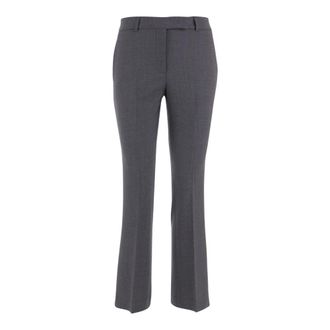 Ql2 Quelledue Nellie95 Stretch Wool-Blend Pants - - Trousers - Damen - Grau - XL