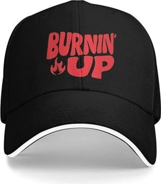 Generic Casquette dHomme, Casquette Baseball Burnin Up Fire d&eacute;t&eacute; Outdoor Gym Style Street Style imprim&eacute; Sun Trucker Hat Casquette Solaire pour Hommes Casquett