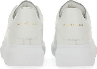 Alexander McQueen Oversized Calf Leather Sneaker - White
