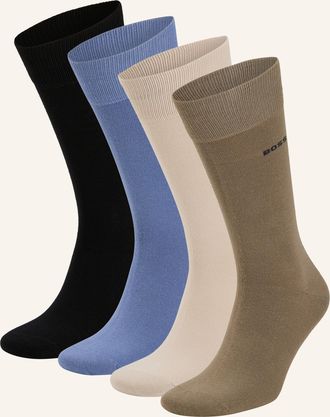 HUGO BOSS 5er-Pack Str&uuml;mpfe blau