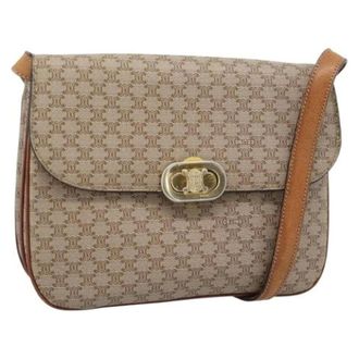Celine Sac bandouli&egrave;re vintage doccasion - Femme - Pre-owned - Beige - Taille: ONE Size