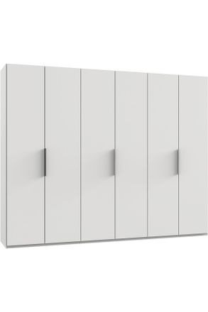 MID.YOU Mid.you Drehtürenschrank Wimex Level 36A, Weiß, Holzwerkstoff, 6 Fächer, 300x236x58 cm, BQ - Bündnis für Qualität, Made in Germany, DIN EN ISO