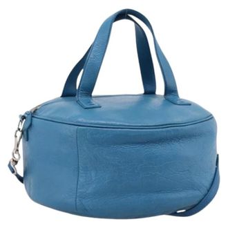 Balenciaga Sac &agrave; main vintage Pre-owned - Femme - Pre-owned - Bleu - Taille: ONE Size