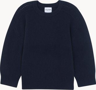 Kujten Pull cachemire col rond oversize, 8 fils - Pull Diane