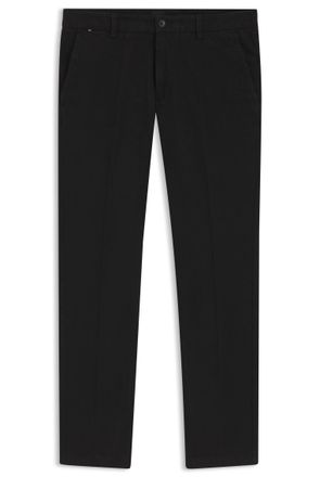 BOSS Herren H-Kaiton1 Slim-Fit Hose aus elastischer Baumwoll-Gabardine Schwarz001 34/34