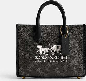 Coach Ace Tote 17 Mit Horse And Carriage-Print