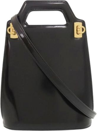 Ferragamo Sac &agrave; main Pre-owned - Femme - Pre-owned - Noir - Taille: ONE Size