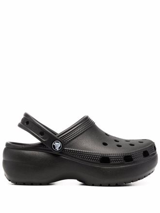 Crocs sandales Classic Platform Clog - Noir