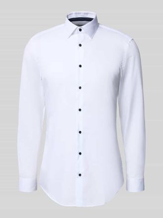 Jake*s Slim Fit Business-Hemd mit Kentkragen