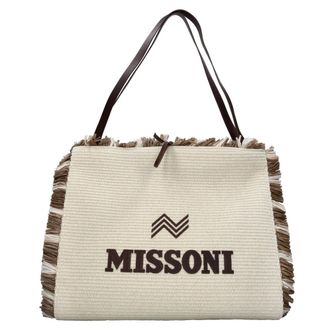 Missoni Femme, Sacs, Blanc, Taille: ONE Size Tote Bags