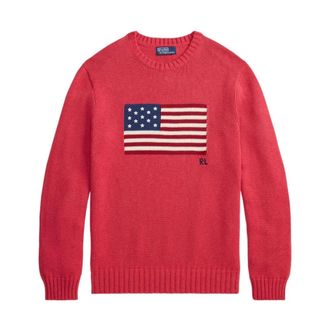 Polo Ralph Lauren Homme, Pulls, Rouge, Taille: XL Pulls &agrave; col rond