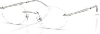 Ray-Ban unisex, Accessoires, Gris, Taille: 52 MM Rx3767V Optical Frame