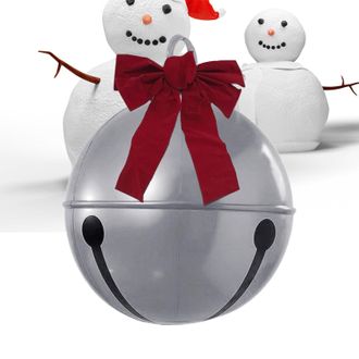 Generico Aufblasbare Weihnachtskugeln f&uuml;r den Au&szlig;enbereich, gro&szlig;e Weihnachtsdekoration, Gl&ouml;ckchen, Schleifen, PVC, Dekoration f&uuml;r Partys im Innen- und Au&szlig;enber