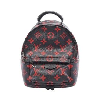 Louis Vuitton Pre-owned Palm Springs Backpack Mini Monogram En Fl - Femme - Pre-owned - Noir - Taille: ONE Size