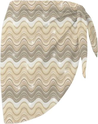 Saint Barth Femme, Maillots de bain, Beige, Taille: ONE Size Onde Dorate Pareo