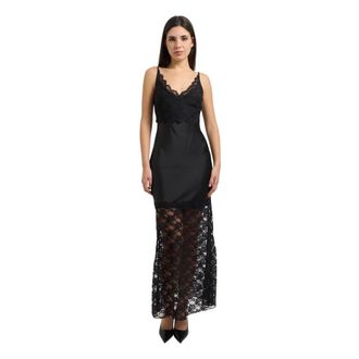 HUGO BOSS Femme, Robes, Noir, Taille: 42 FR Maxi Dress