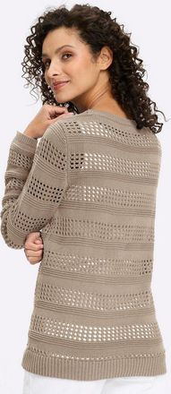 Heine Strickpullover Pullover Langarm Ajour