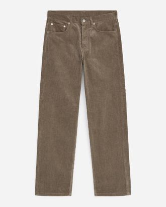 Arket OCEAN Loose Straight Cordhose -Beige