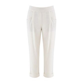 Brunello Cucinelli Tapered Hosen - - Trousers - Damen - Wei&szlig; - XS
