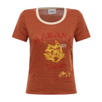 Isabel Marant Kiliann T-shirt - - Tops - Damen - Braun - M