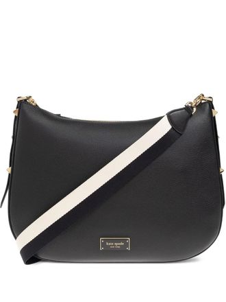 Kate Spade New York sac porté épaule à plaque logo - Noir