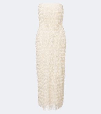 Maticevski Robe longue bustier Marigold