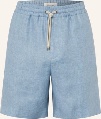 Agnona Agnona Leinenshorts blau