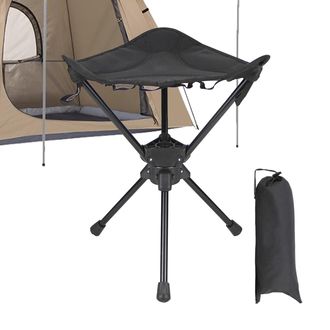 Generico Klappstuhl - tragbarer und Stabiler Drehstuhl f&uuml;r den Au&szlig;enbereich - Hocker zum Wandern und f&uuml;r Reisen, Wohnheim, Rasen, Outdoor-Aktivit&auml;ten