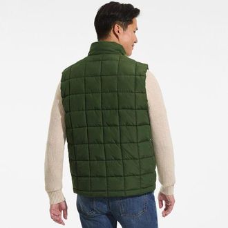 Lands End Steppweste FeatherFree, Herren, Gr&ouml;&szlig;e:52-54 regular, Gr&uuml;n, by Lands End