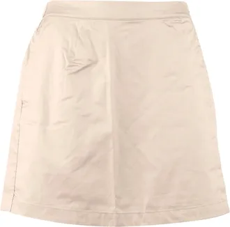 K-Way Femme, Jupes, Beige, Taille: 38 FR Lamandie Shiny Cotton Pantaloncini Sportivi