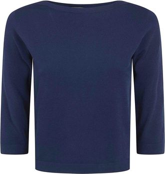 Nuur Rundhalspullover - Blau