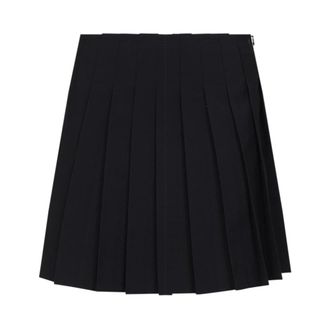 Maison Margiela Faltenrock - - Skirts - Damen - Schwarzk - XS