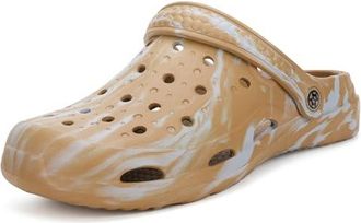 Eagsouni Chaussures de Jardin Femmes Hommes Chaussons Antid&eacute;rapant D&Eacute;t&eacute; Sandales Perfor&eacute;s-Sabot de Plage Sport Pantoufles, Kaki, 42/43 EU, &Eacute;tiquetage de Semell