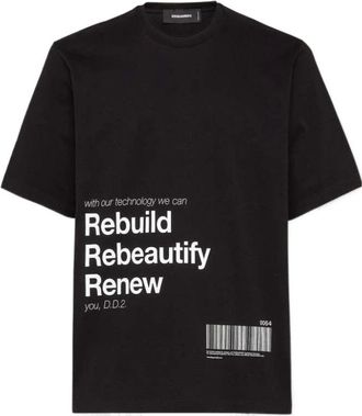 Dsquared2 Homme, Tops, Noir, Taille: S T-Shirt