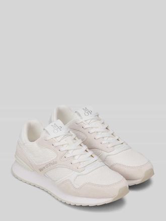 Marc O'Polo Low Top Sneaker aus Leder und recyceltem Polyester Modell MAXIMA
