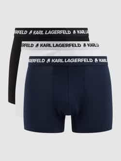 Karl Lagerfeld Trunks in unifarbenem Design im 3er-Pack