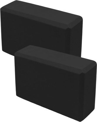 Generic Pilates-Block, 2 x Stretchblöcke - Keildehner, Balance, rutschfest, Workout-Werkzeuge für Hot Yoga, Fitnessstudio, Anfänger, Handstand, Zuhause, Sport
