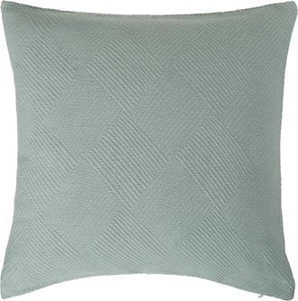 Urbanara Eviera Deko Kissenh&uuml;lle 50x50 cm I 100% Baumwolle (BCI) Made in Portugal Oekotex 100 I Zierkissen ohne F&uuml;llung Sofakissen Kissenbezug Couchkissen - Sa