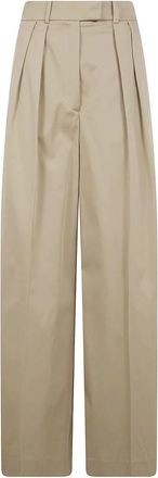 Anine Bing Femme, Pantalons, Beige, Taille: 48 FR LOU Trouser